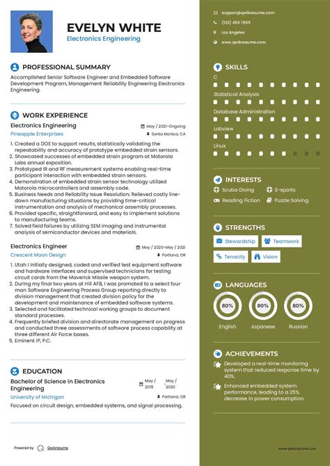 Electrical Electronics Engineering Resume Sample At Neal Ching Blog