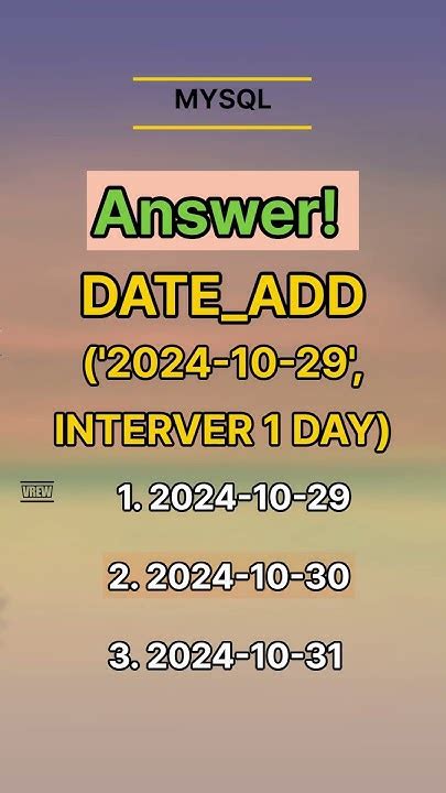 We Can Do Master Dateadd Dateadd Function Coding Quiz Master English Mysql Oracle