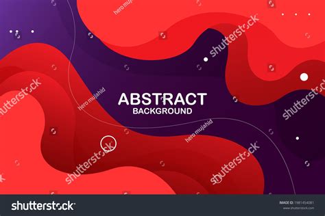 Abstract Red Wave Background Dynamic Shapes Stock Vector Royalty Free 1981454081 Shutterstock
