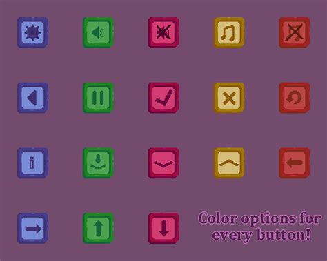 Free UI Buttons By Galactic Honey