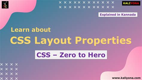 Css Layout Display Position Float Layout Design Css Zero To Hero Kaliyona In