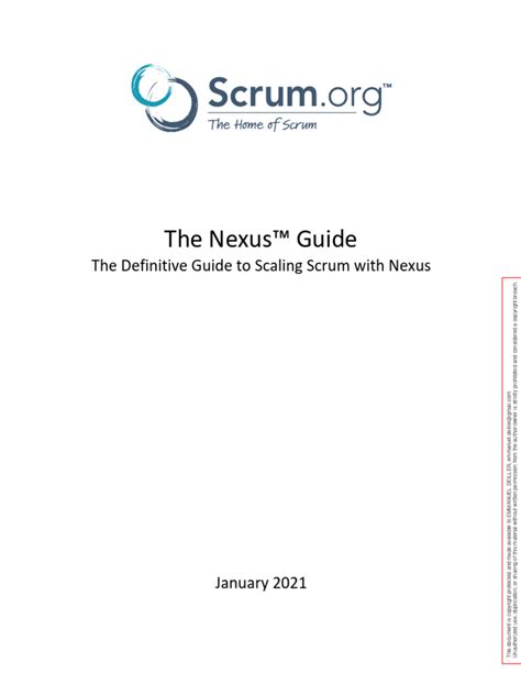 Nexus Guide Download Free Pdf Scrum Software Development