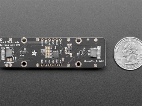 Adafruit Led Arcade Button 1x4 Stemma Qt I2c Breakout Stemma Qt