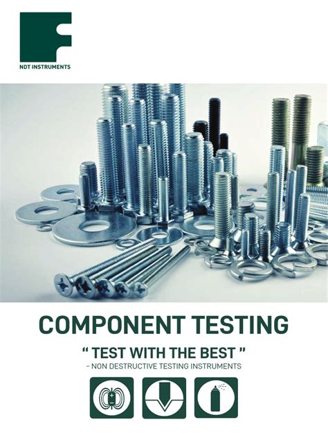 Component Testing Print Rev 01 Pdf Nondestructive Testing