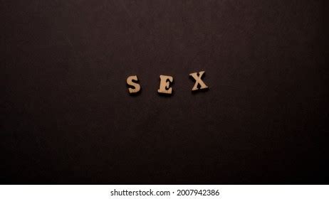 Wooden Letters Which Word Sex Has Stock Photo Shutterstock