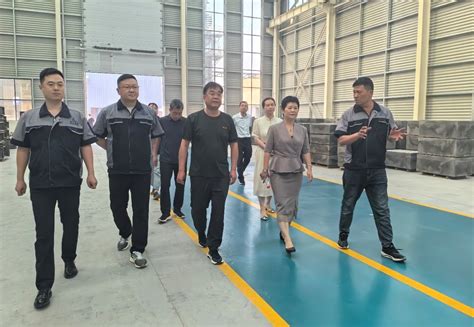 新乡市政协领导一行到恒力耐火材料公司视察