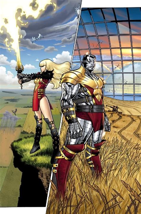 Phoenix Five Magik And Colossus •olivier Coipel Marvel Comics Art