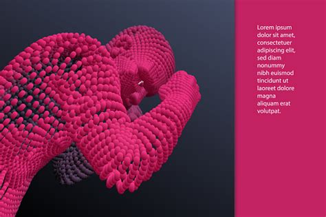 권투 선수 싸우는 사람 스포츠 기호 입자로 구성된 벡터 그림입니다 주먹에 대한 스톡 벡터 아트 및 기타 이미지 주먹 로봇 격투기 Istock