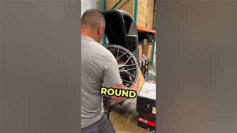 Check Out The Process Of Double Checking The Roundness Of The Wheel