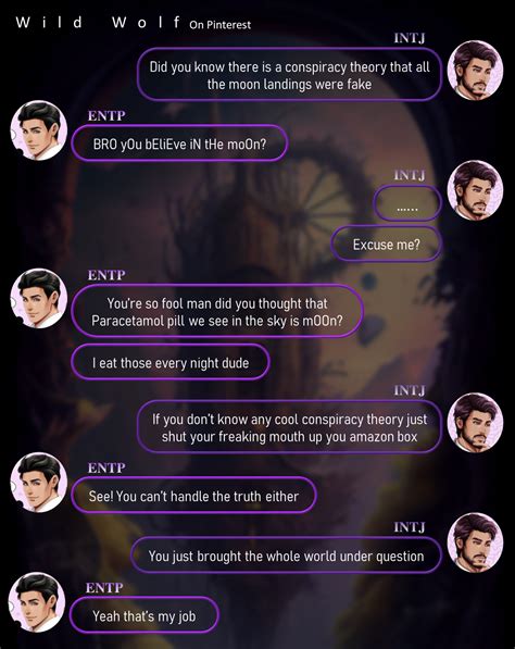 Enfp X Intj Texting Meme Mbti Mbti Personality Intj