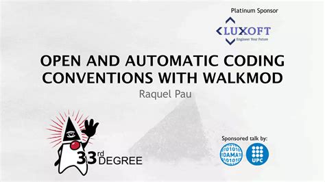 33rd degree talk open and automatic coding conventions with walkmod ppt