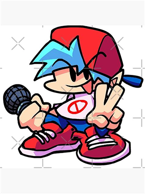 Friday Night Funkin Poster For Sale By Thelucasstory Redbubble