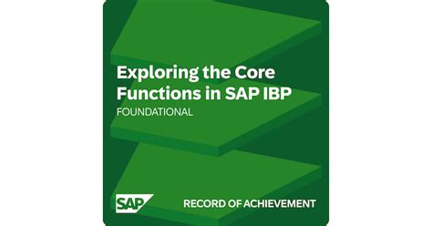 Satyajit Singh On Linkedin Exploring The Core Functions In Sap Ibp