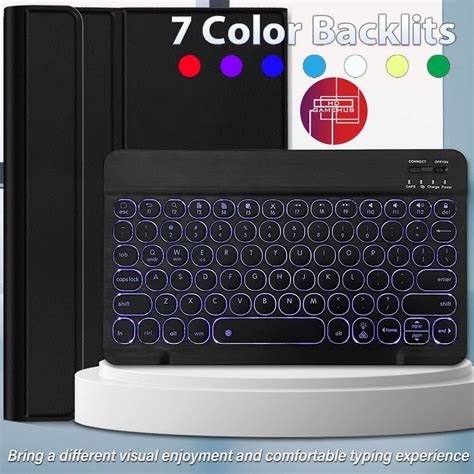 Xiaomi Redmi Pad Se Bluetooth Keyboard Case With Led Backlight Led Backlit Mobile Phones