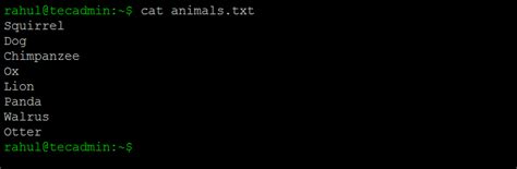 Cut Command In Linux With Examples Tecadmin