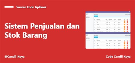 Sistem Penjualan Dan Stok Barang Berbasis Web Candil Code