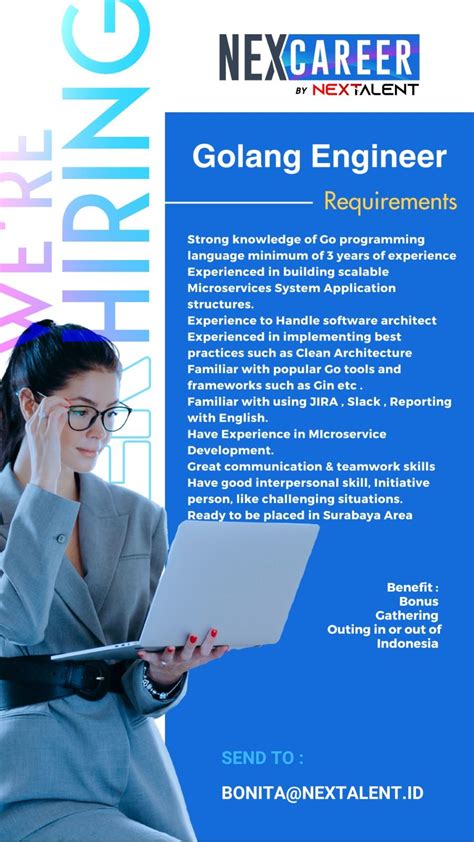 Bonita M On Linkedin Were Still Hiring For A Golang Engineer Join