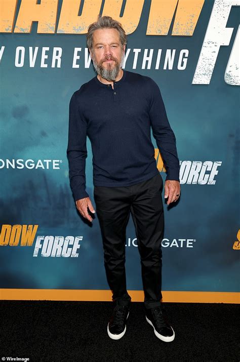 Matt Damon Is Nearly Unrecognizable With Gray Beard As His Wife Luciana