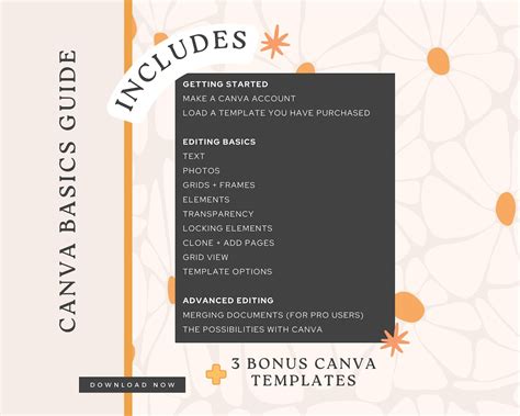 Canva Basics Guide Canva Tutorial For Beginners How To Use Canva