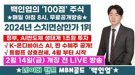 백인엽 매니저 정부 Ai반도체 생태계 1조원 투자 K 온디바이스 Ai 찐 수혜주 공개온디바이스ai 삼성전자 Sk하이닉스 가온칩스 제주반도체 넥스트칩