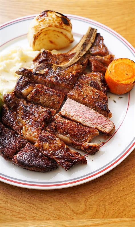 비주얼 스테이크고기 토마호크 스테이크 굽기 미상유