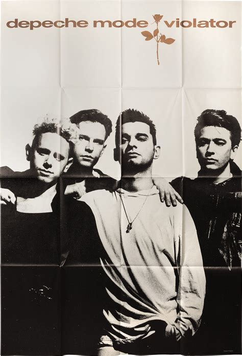 Original Jumbo Oversize Uk Record Store Poster For Depeche Modes 1990