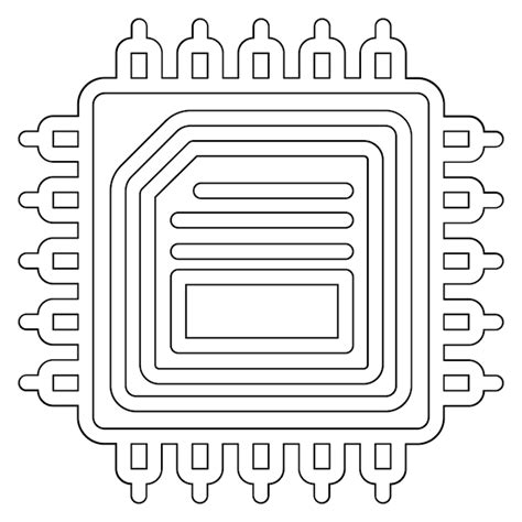 Premium Vector Cpu Processor Vector Icon Illustration Of Technology