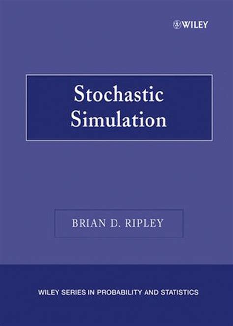 Coverpage Stochastic Simulation Book