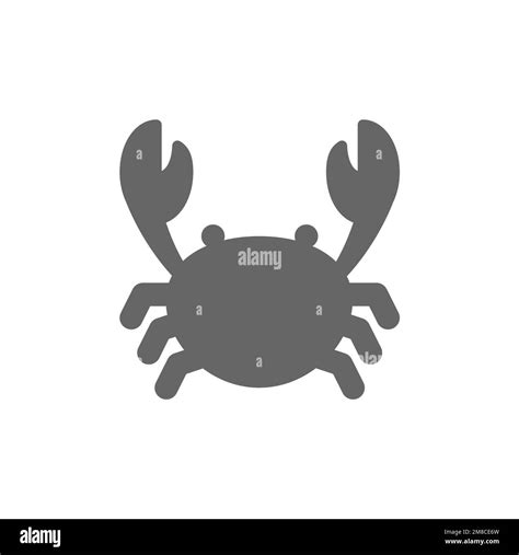 Crab Icon Common Graphic Resources Vector Illustration Stock Vector