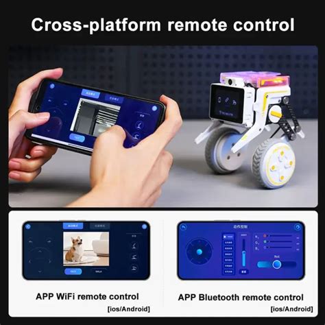 Rider Pi Ai Robot Car Electronic Kit Ips Display Based On Raspberry Pi