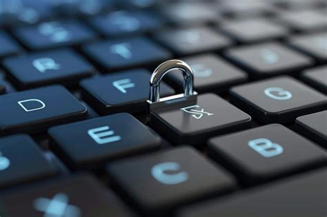 Premium Photo Unlock Security Lock On Computer Keyboard Computer
