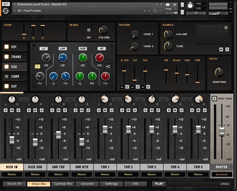 Extinction Level Event Virtual Drum Library Spectre Digital