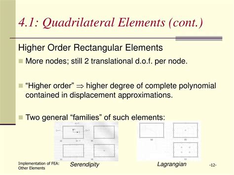ppt section 4 implementation of finite element analysis other elements powerpoint