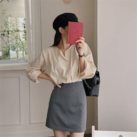 리얼코코 라스트찬스80누적1만장 자체제작후기보장당일출발 파스텔 라운드 코튼 블라우스 3 Color 봄셔링하객룩