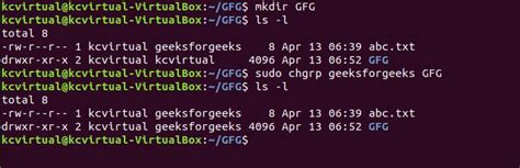Chgrp Command In Linux With Examples Geeksforgeeks
