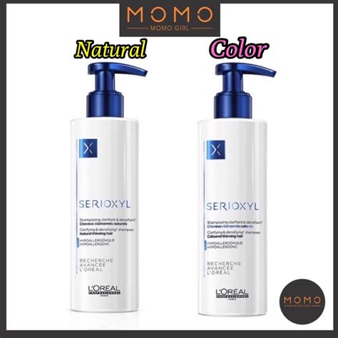 Loreal Serioxyl Shampoo Natural Color Thinning Hair 250ml Shopee