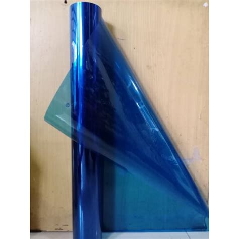 jual monokot covering transparan biru 60cm x 100cm cover pesawat balsa