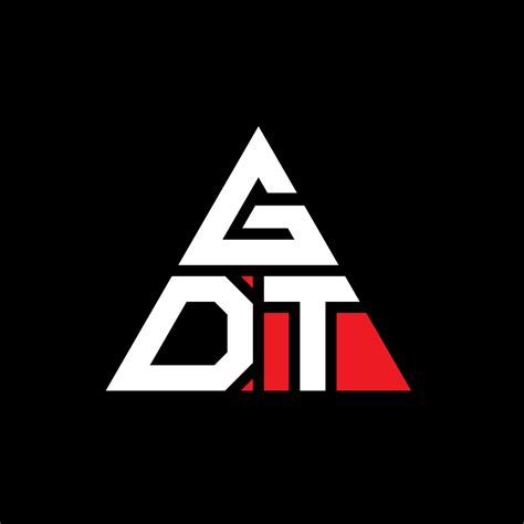 Gdt Triangle Letter Logo Design With Triangle Shape Gdt Triangle Logo Design Monogram Gdt