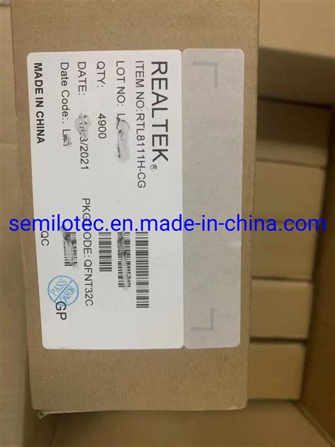 Rtl8111h Cg Rtl8111h Vb Cg Integrated 101001000m Ethernet Controller