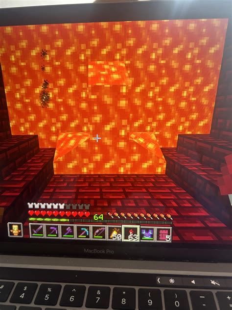 Im Trying To Put A Door In My Lava Wall But The Lava Spills Over It And Blocks The Door Is