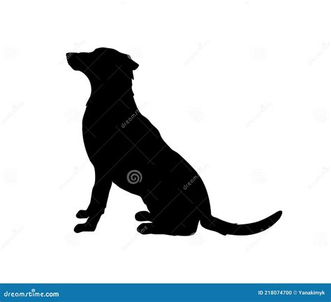 Outline Wait Cursor Vector Icon Isolated Black Simple Line Element