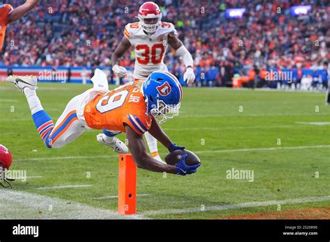 Denver Broncos Wide Receiver Marvin Mims Jr 19 Scores As Kansas City
