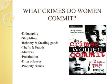 Ppt Made On Gender Related Issue Women In Crime Ppt