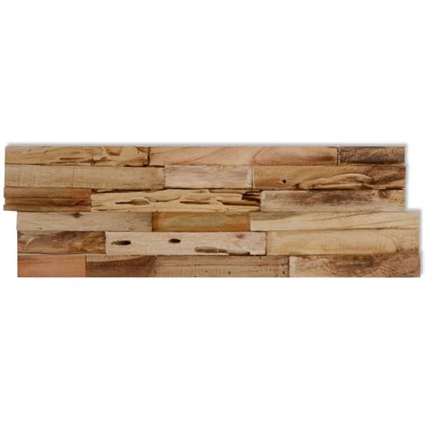 Wall Cladding Panels 20 Pcs Recycled Teak 2 M²