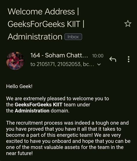 aryan bhargava on linkedin newbeginnings administration geeksforgeekskiit teamwork gratitude…