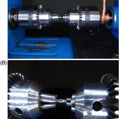 Setup For The Torque Test A Set Up And B Set Up Detail Download Scientific Diagram
