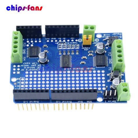 Tb6612 Stepper Motor Pca9685 Servo Driver I2c Shield Ubuy India