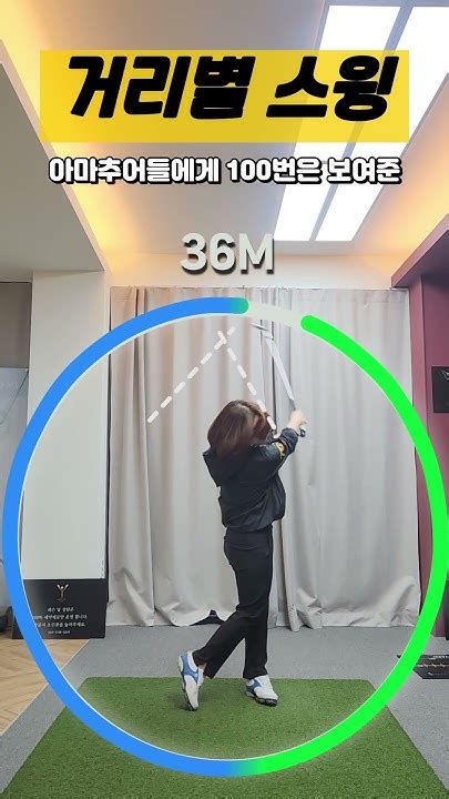 10m~70m 어프로치샷 비법 이대로만 해도 나아집니다 어프로치샷도 좋아지는 일석이조 스윙법 골프 어프로치 거리별 스윙