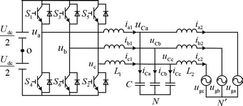 Topology Of Three‐phase Grid‐connected Vsc With Lcl Filter Download Scientific Diagram