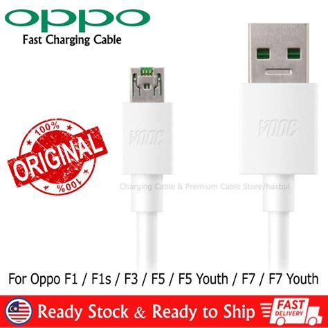 Original Oppo Charging Cable For F F S F F F Youth F F Youth Shopee Malaysia
